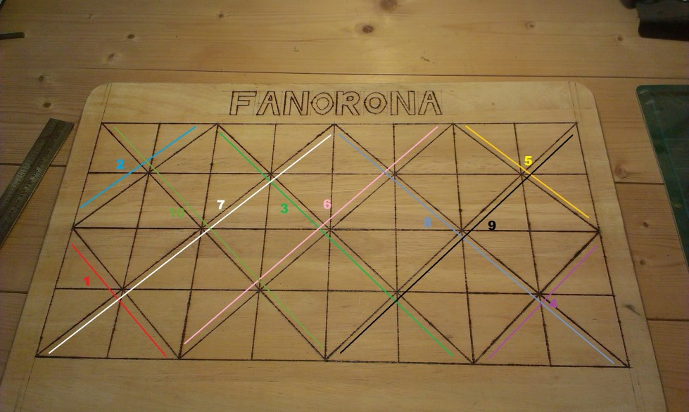 How to Make Your Very Own Fanorona Board | Tame The Board Game